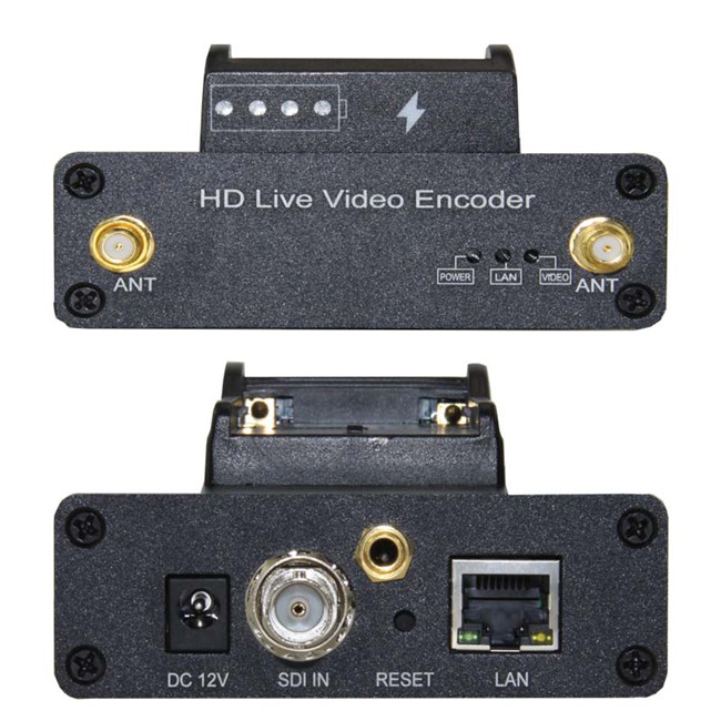 HEVC H.265 SDI SRT RTMPS RTSP VLC Video Encoder Live stream Wifi ...
